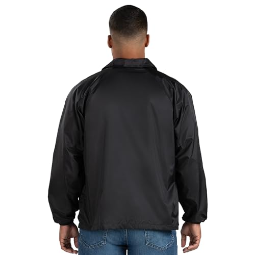 Augusta Sportswear mens Coach's Jacket/Lined Nylon coach s jacket lined, Navy, Medium US