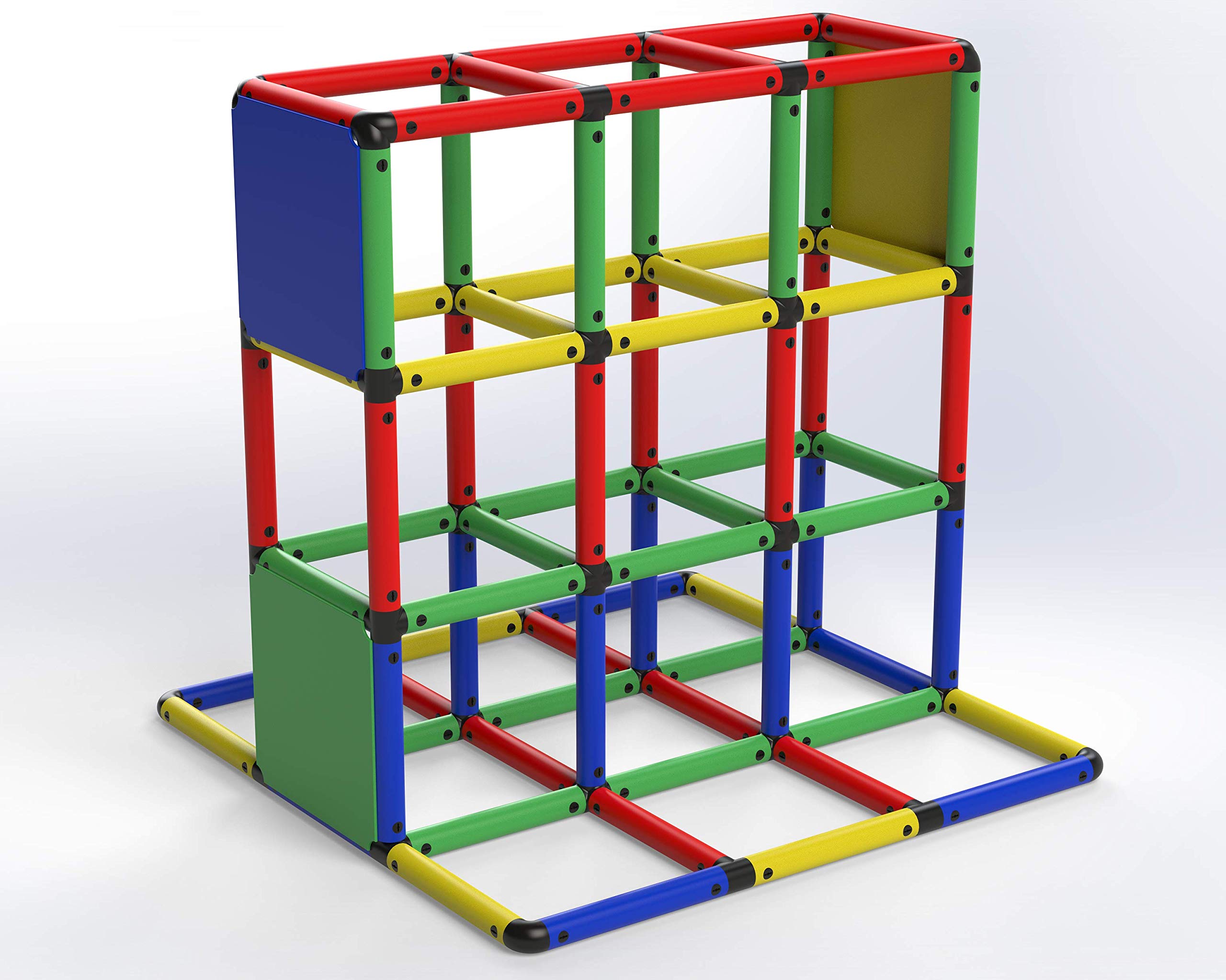 Funphix Classic 316 Piece Construction Toy Set - Building Play-Structures for Indoors & Outdoors - Fun & Educational Learning Toys for Ages 2 to 12