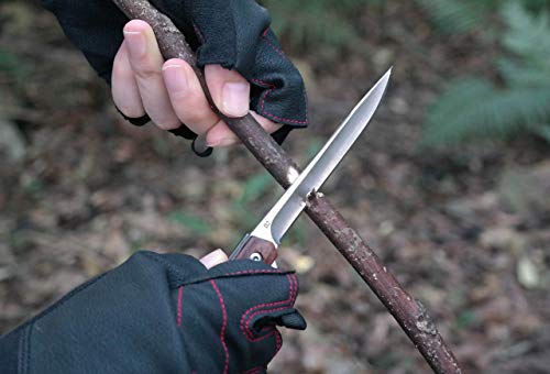 Carimee Folding Pocket Knife 4" D2 Blade, Ball Bearing Pivot, for Everyday Carry Gentlemen EDC Outdoor