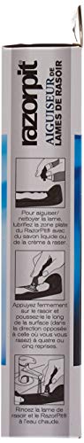 RazorPit Men's Razor Blade Sharpener, Black