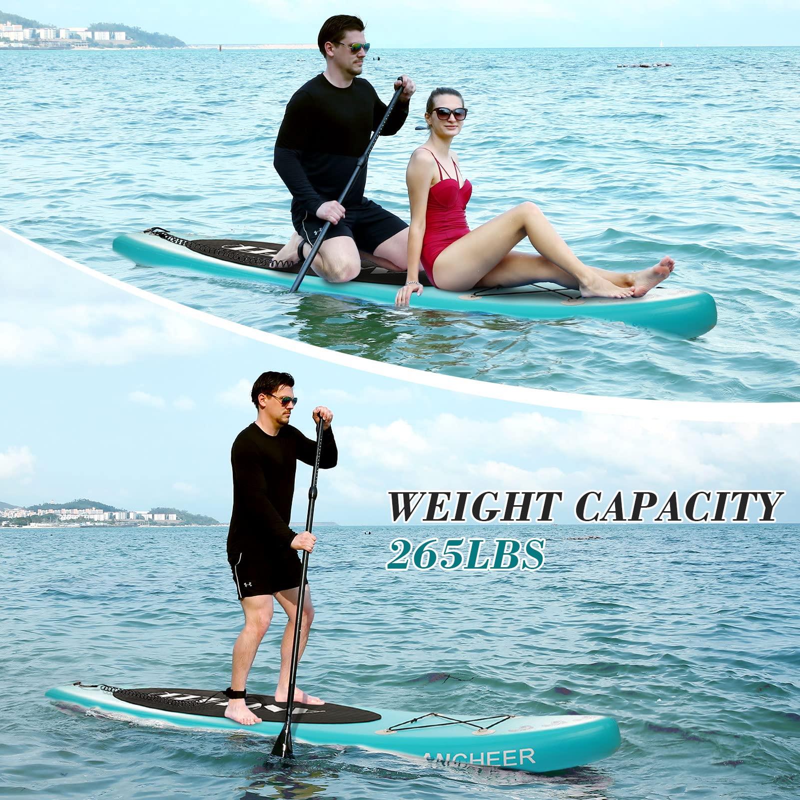 ANCHEER Stand up Paddle Board (Light Blue)