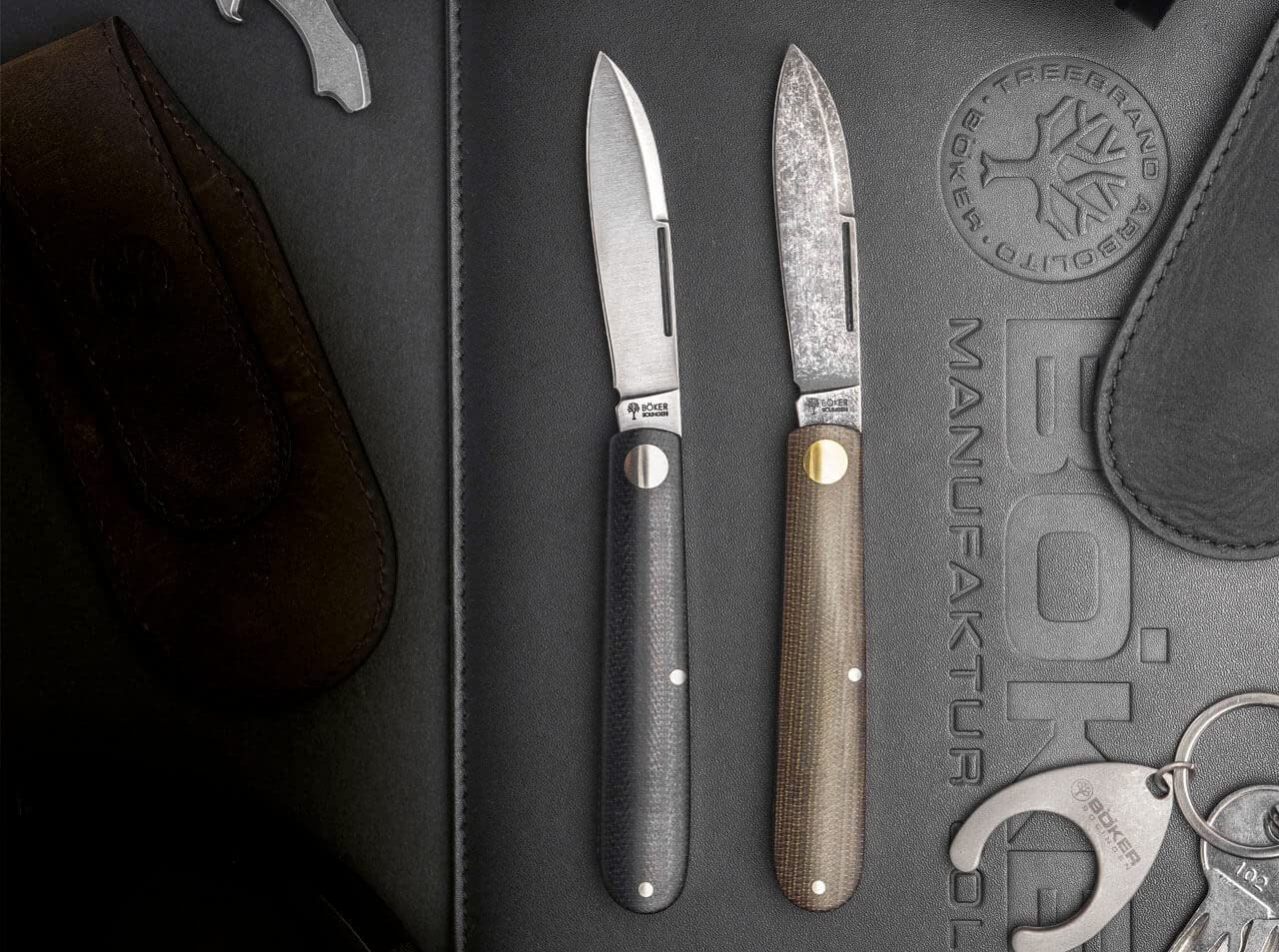 Böker Prime EDC Black Barlow Traditional Slipjoint Folding Pocket Knife, Deep Black Micarta Scales, N690 Satin Blade, Nail Nick Opener, Made in Solingen Germany
