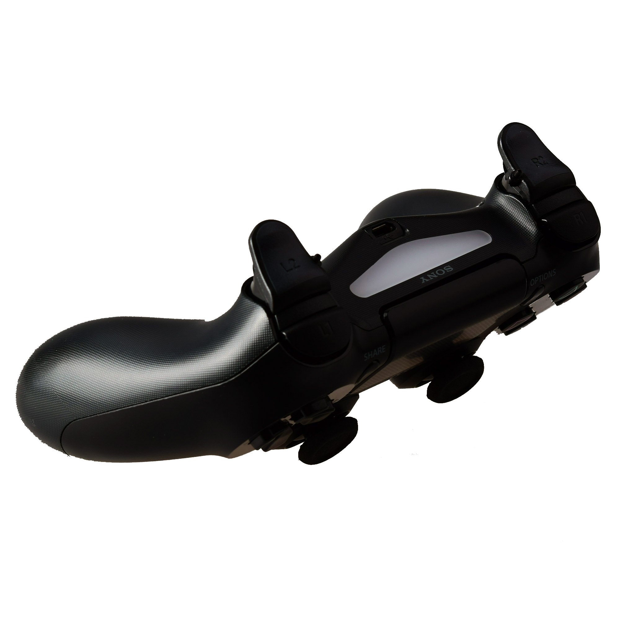 Gam3Gear Compatible with 3 in 1 Adjustable L2 R2 Triggers PS4 Dualshock 4 Controller - Black