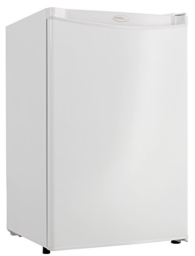 Danby DAR044A4WDD-6 4.4 Cu.Ft. Mini Fridge, Compact Refrigerator & TOSHIBA EM131A5C-BS Countertop Microwave Ovens 1.2 Cu Ft, 12.4" Removable Turntable Smart Humidity Sensor