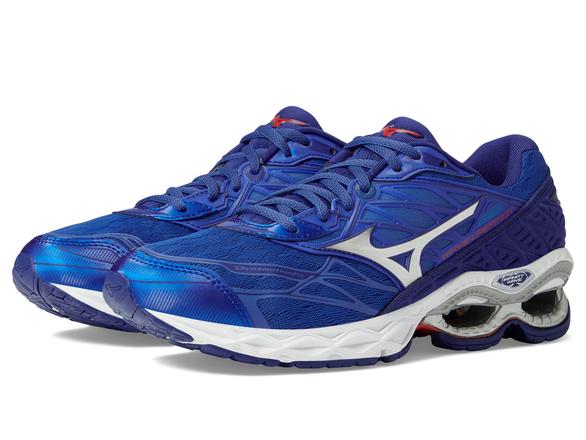 Mizuno Women's Men's Wave Creation 20 Running Shoe, Turkish Sea, 10.5