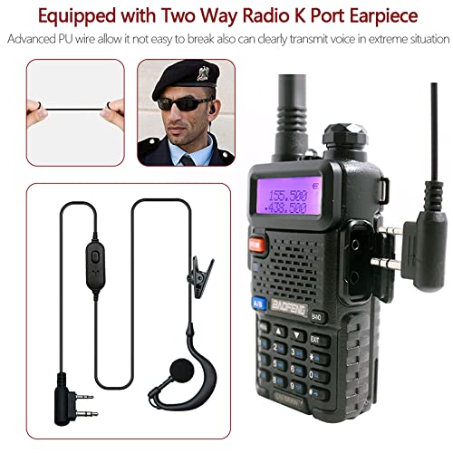 BAOFENG UV-5R 8W High Power Radio Long Range Walkie Talkie FCC ID Handheld Two Way Radio with 6 Way Multi Gang Charger,Programming Cable,6Pack