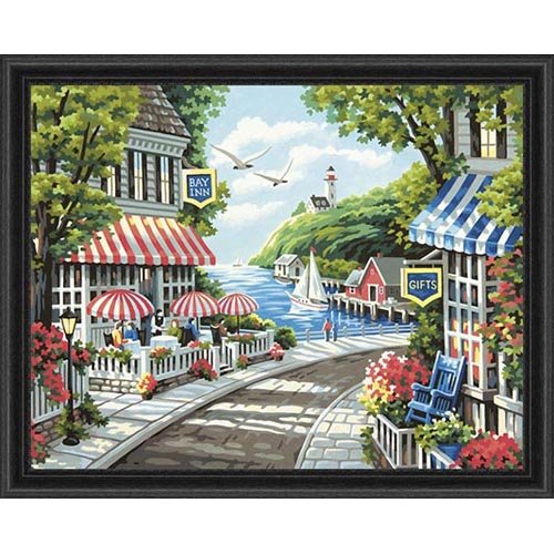 Dimensions Paint by Number 14x11 Cafe, None