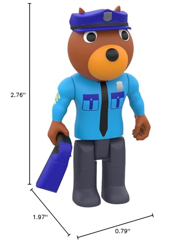 PIGGY - Officer Doggy Series 2 3.5" Action Figure (includes DLC Items)