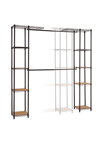 TRINITY Expandable Closet Organizer, Dark Bronze