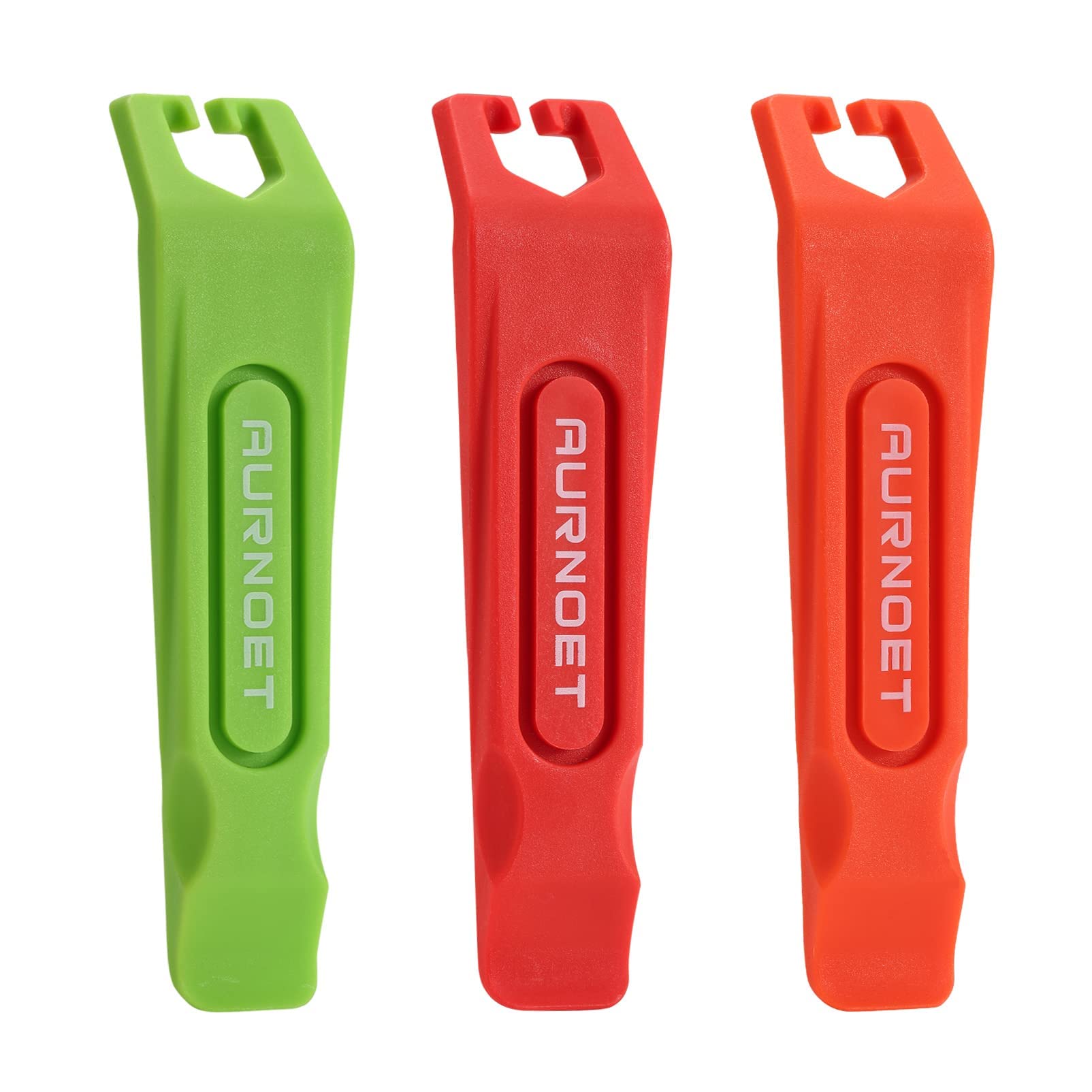 Aurnoet Bicycle Tire Levers,Tire Changing Tool,Bike Tire Repair Kits(Black Red Green Orange Purple)