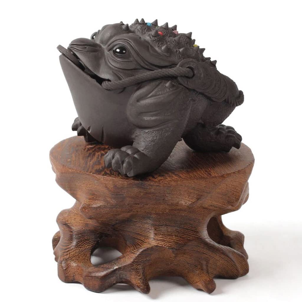 Bonsai Base Round Base Rosewood Handicraft Base Plant Cushion Elevated Solid Wood Teapot Ornaments Root Carving Base Suitable for Home Garden Decoration Indoor Plant Stands (Size : A)