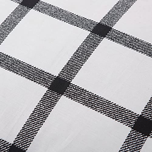 Eddie Bauer - King Duvet Cover Set, Soft Cotton Bedding with Matching Shams, Modern Plaid Home Decor (Bunkhouse Charcoal, King)
