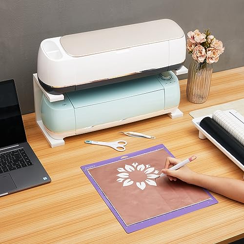 Duryeo Legs Stand Compatible with Cricut Maker 3 &Maker/Explore Air 2 & Explore 3, Heightened Space-Saving Organiser for Cricut Cutting Machines, Accessories and Supplies (Machine Not Included)