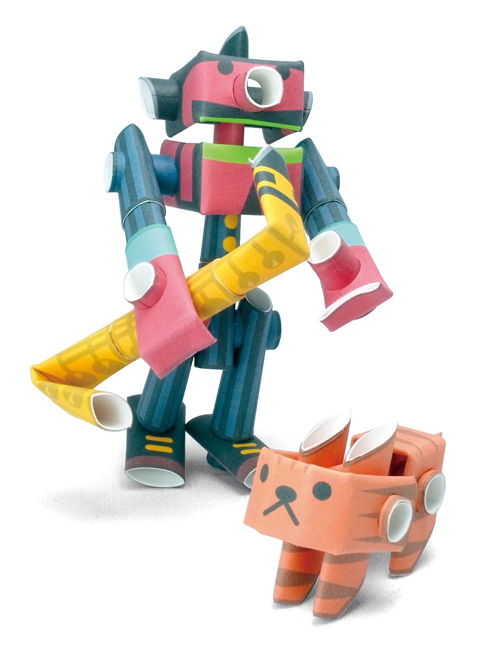 PIPEROID DIY 3D Puzzle Paper Craft Kit Value Pack 3 pcs Set (Rock Stars) - Japanese Arts and Craft Kit for Kids and Adults