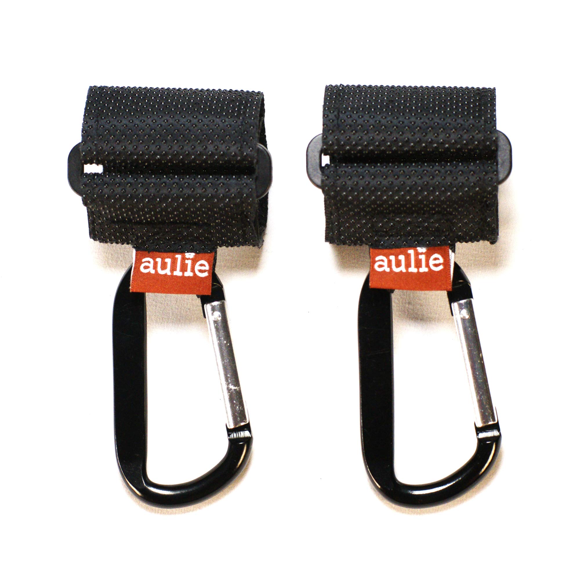 Aulie Stroller Hooks-2 Pack of Baby Stroller Organizer Non-Slip Adjustable Multi-Purpose Hooks, Hanger Clips for Diaper Bags, Groceries, Purse