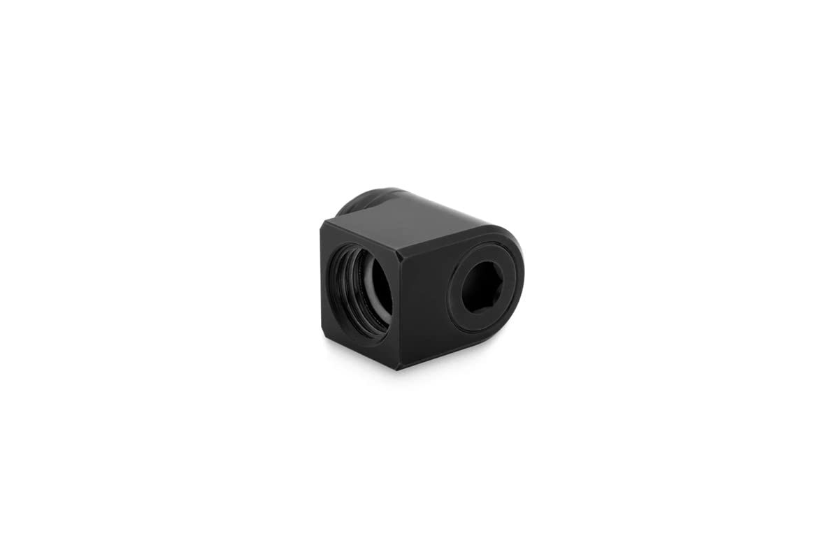 EKWB EK-Quantum Torque Micro Rotary 90 Degree Angled Fitting, Black