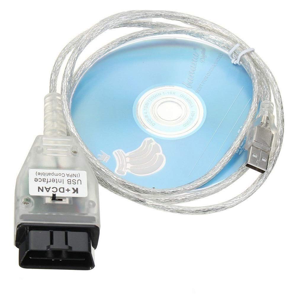 AuraTech K+ CAN Ediabas INPA Coding Cable DCAN Interface Coding Support E serials Interface for R56 E87 E93 E70