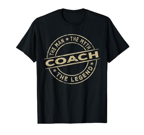 Coach The Man, The Myth The Legend Retro Vintage T-Shirt