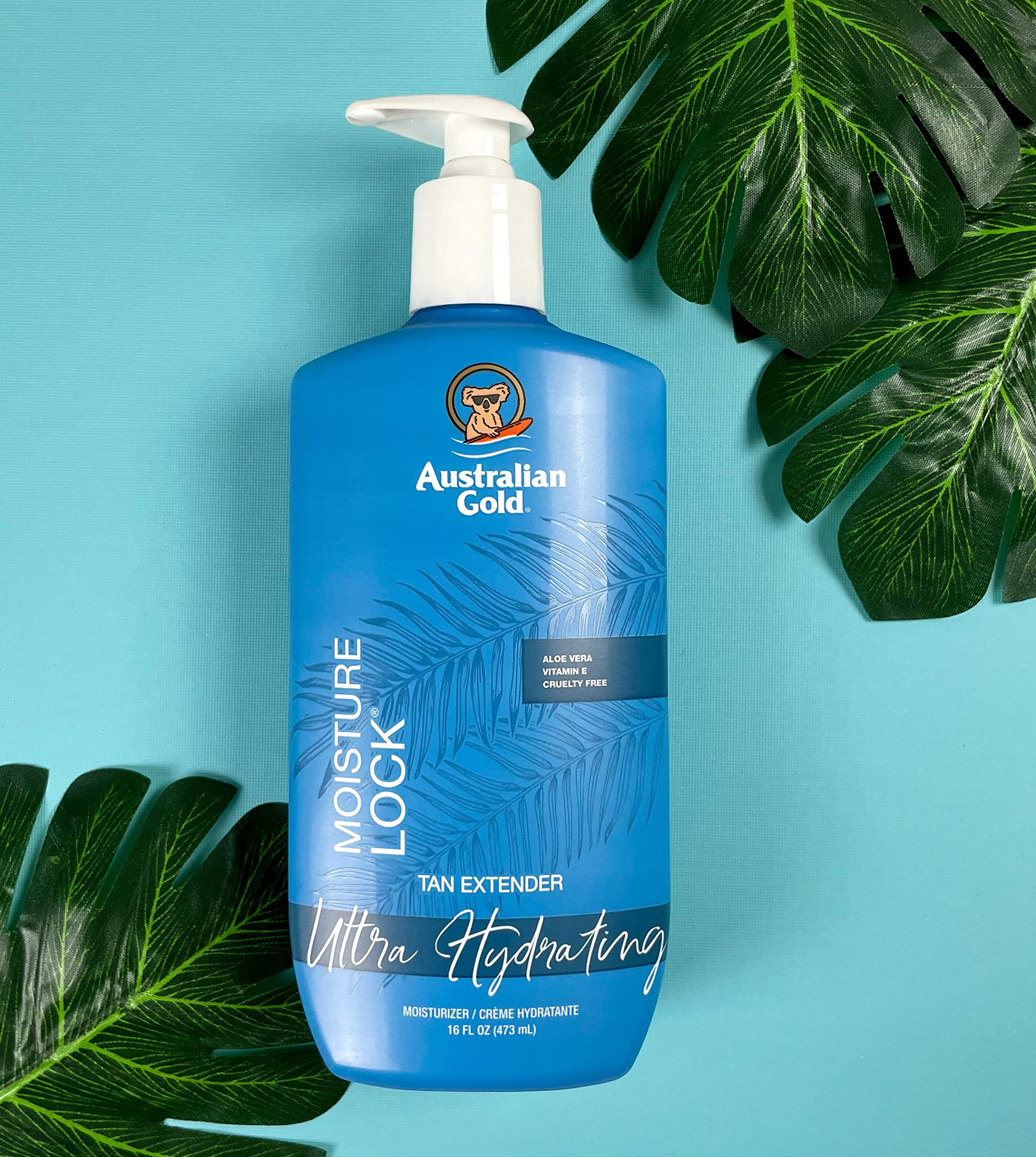 Australian Gold Moisture Lock Tan Extender Lotion, Enriched with Vitamin E & Aloe Vera, Cocoa Dreams Fragrance, 16 Fl oz
