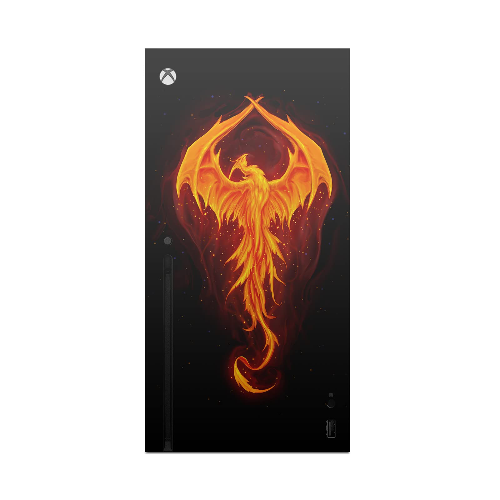 Head Case Designs Officially Licensed Christos Karapanos Dragon Phoenix Art Mix Vinyl Sticker Gaming Skin Decal Cover Compatible With Xbox Series X Console and Controller Bundle