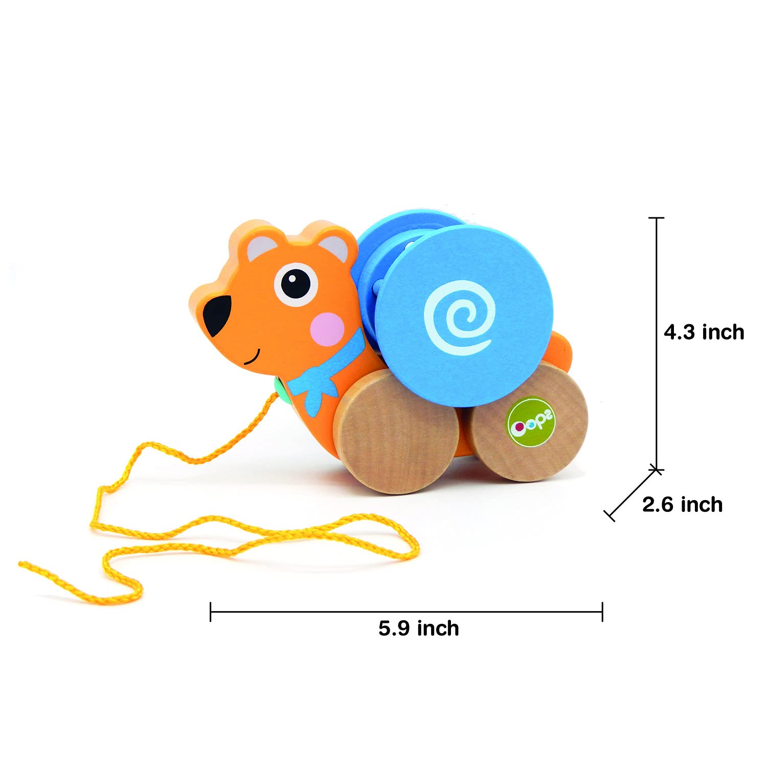 Pull Toy | OOPS® | Pull & Fun Toddler Toy, Bear