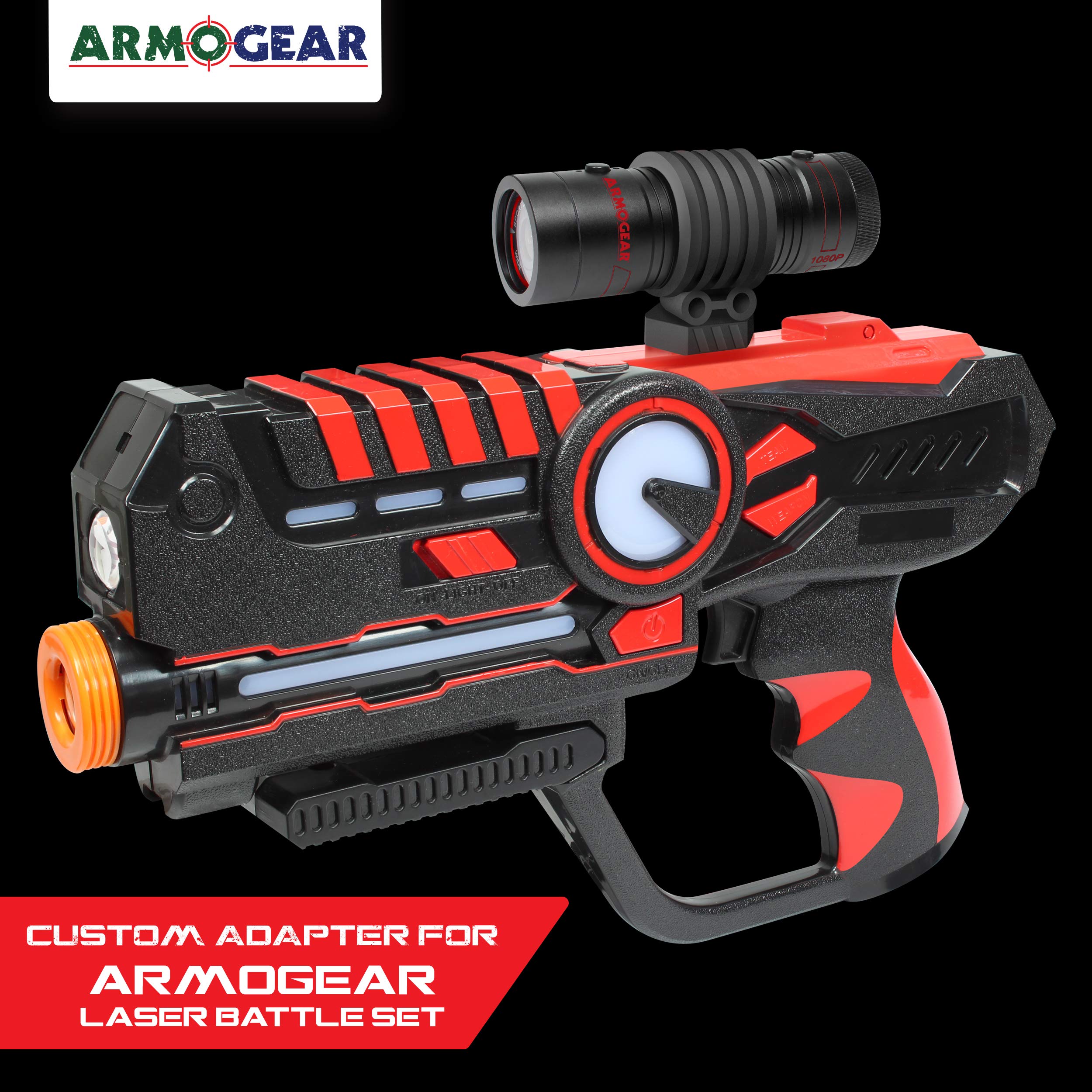 ArmoGear Kids Action Camera with Video Recording β Action Camera Mount on Bike, Helmet, or Laser Gun β Great Sports Accessory for Kids
