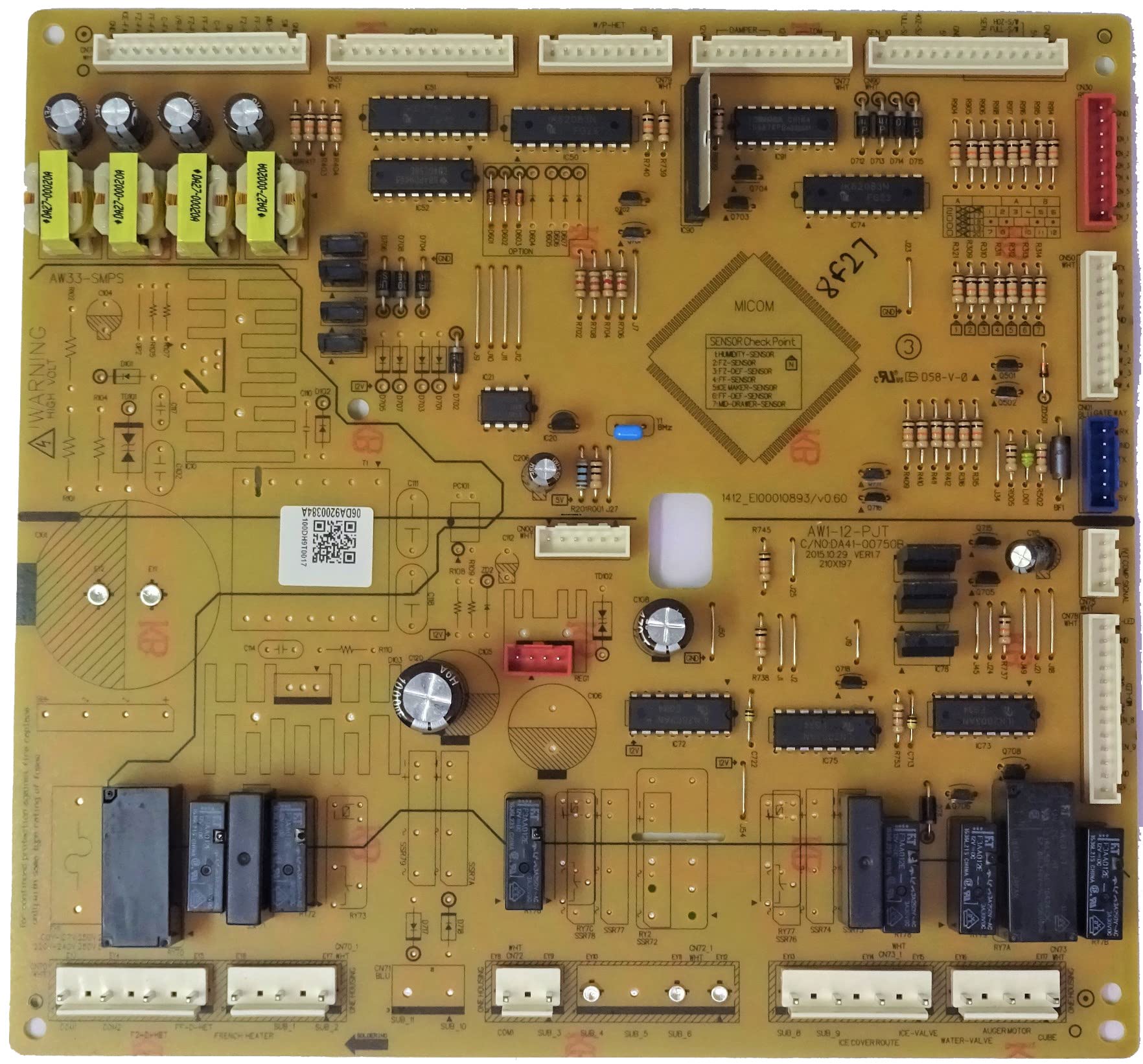 CoreCentric Remanufactured Refrigerator Electronic Control Board Replacement for Samsung da92-00384a
