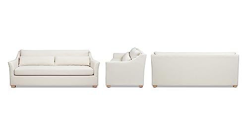 Jennifer Taylor Home Ada 83" Flared Arm Contemporary Sofa with Lumbar Pillows
