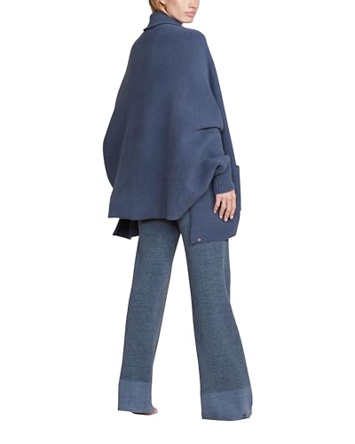 Barefoot Dreams® CozyChic® Blanket Wrap, Smokey Blue, One Size