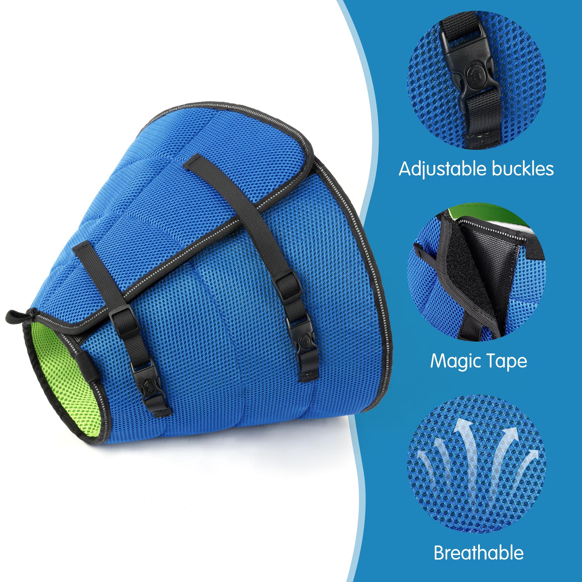 Dog Cone for Dogs After Surgery, Pet Recovery Soft Cone Callar, Pet Recovery Cone Collar Adjustable to Stop Licking Scratching Wound (XL)