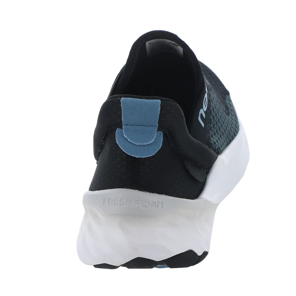 New Balance Men's Fresh Foam Roav RMX V1 Running Shoe, Black/White, 9.5