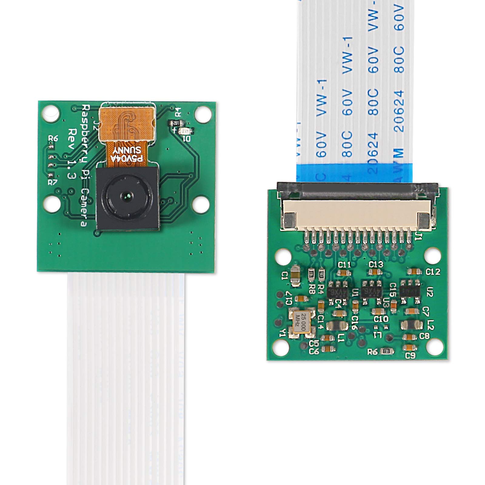 ALAMSCN for Raspberry Pi 4 Mini Camera 5MP 1080p OV5647 Sensor Video Webcam Module for Raspberry Pi 4B, 3B+, 3B, 2B, Pi Zero & W