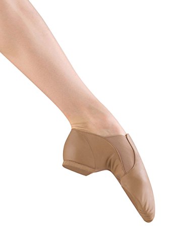 Bloch womens Elasta Bootie dance shoes, Tan, 8 US