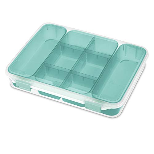 Sterilite 14028606 Divided Storage Case for Crafting and Hardware (12 Pack)