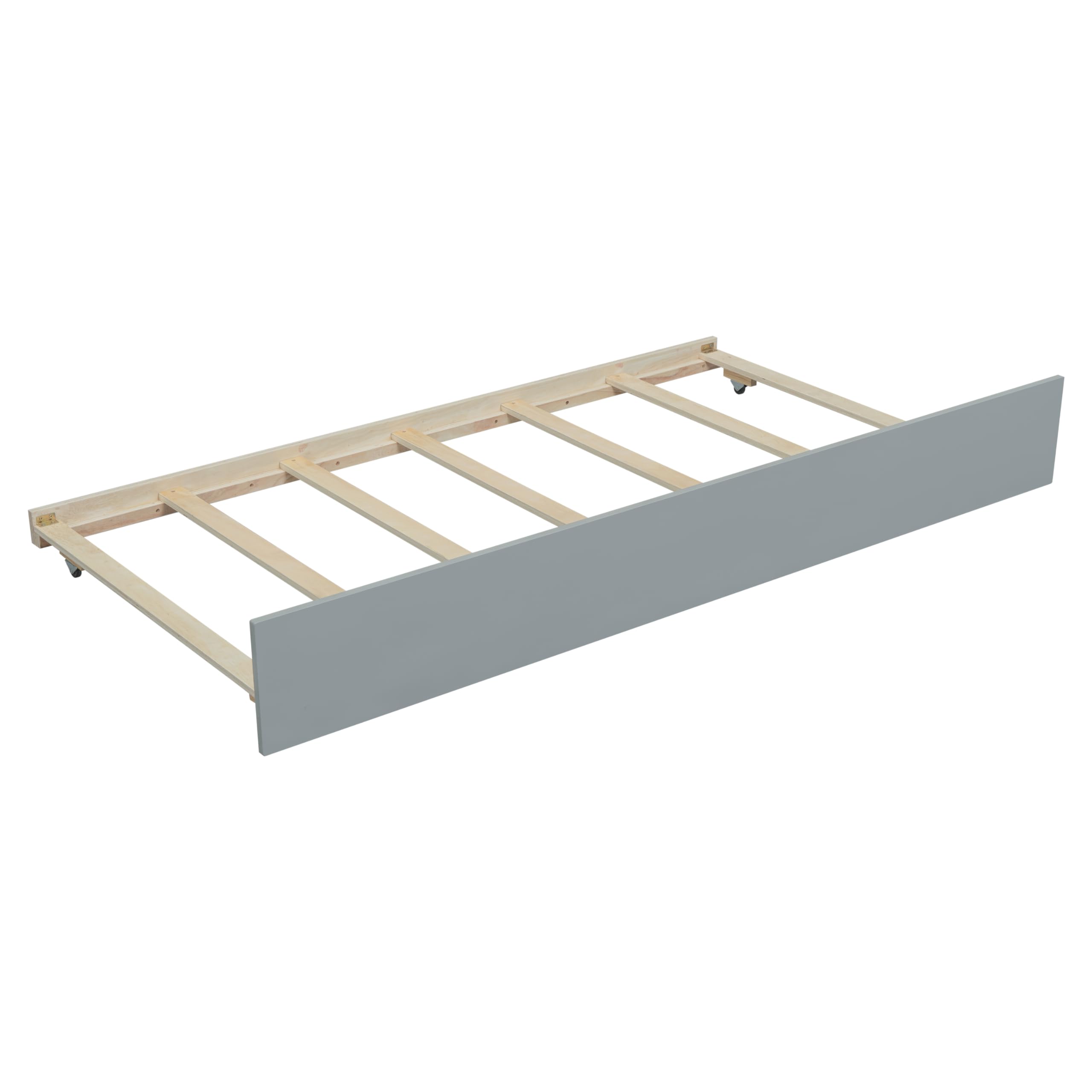 Twin Size House Bed for Kids, Adorable House Bed Frame with Trundle, Twin Playhouse Platform Bed for Boys,Girls(Twin,White)