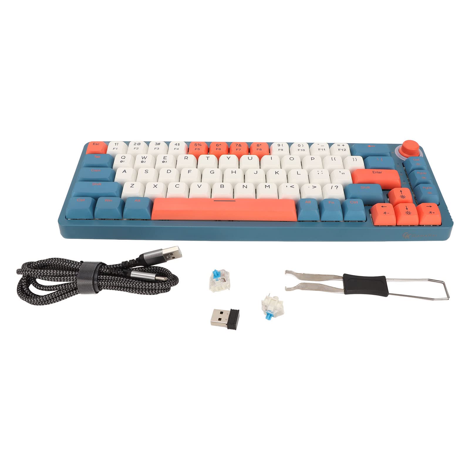 Bannt Mechanical Gaming Keyboard, Comfortable Gaming Keyboard LK67 Cool Gaming Keyboard Stylish for Work for Gaming