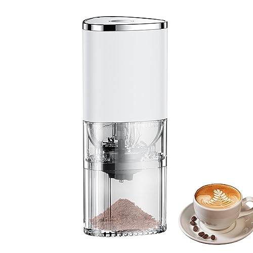 Coffee Bean Grinder, Electric Coffee Grinder, 304 Stainless Steel Spice Grinder Mill, Household Small Grinder, 1 Touch Operation Automatic Burr Coffee Grinder, Adjustable Grind Settings for 15-20 Cup