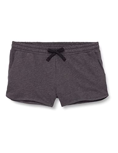 AURIQUE Women's Gym Shorts, Charcoal Marl, 0