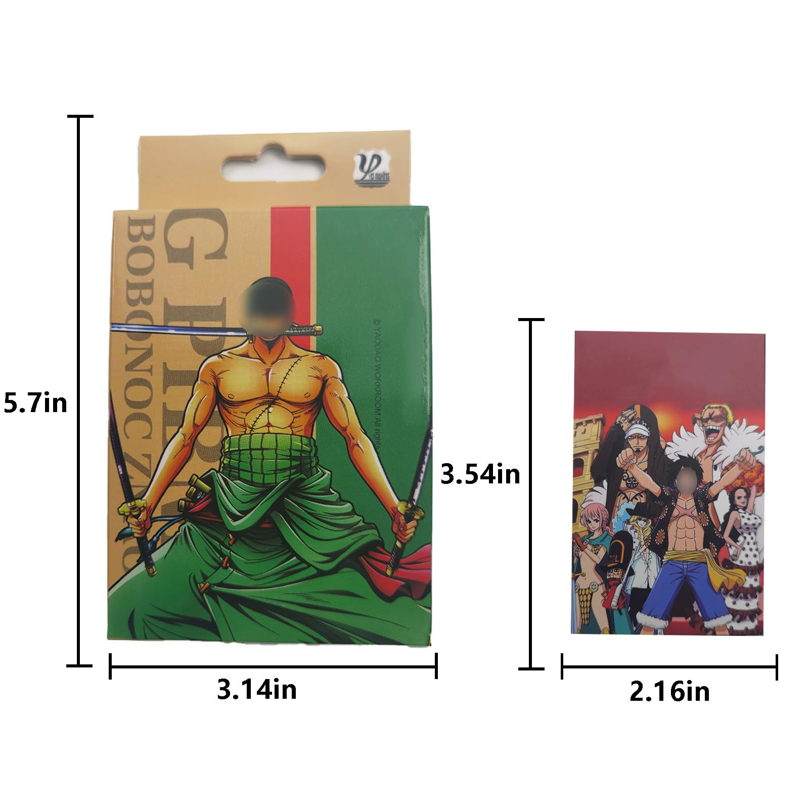 Anime-Inspired Playing Card Set with Stunning Images from Multiple Popular Series - Includes Bonus Collectible Character Cards and Sleek Black Storage Bag (HZ-005)…