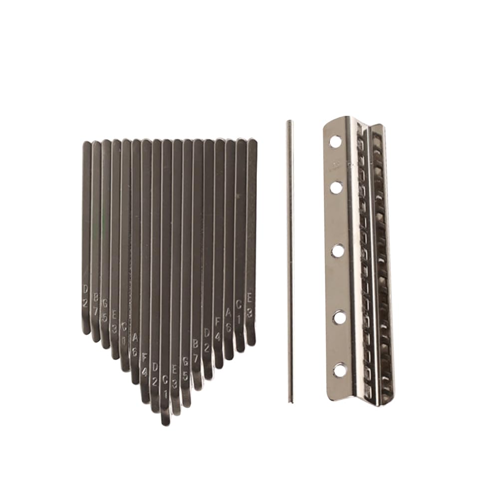 Healifty Kalimba 17 Key Kalimba Keys Parts 17 Note Key Replacement Kit Thumb Piano African Kalimba Keys for DIY Kalimba Mbira Thumb Piano Kalimba Replacement Keys Kalimba Instrument
