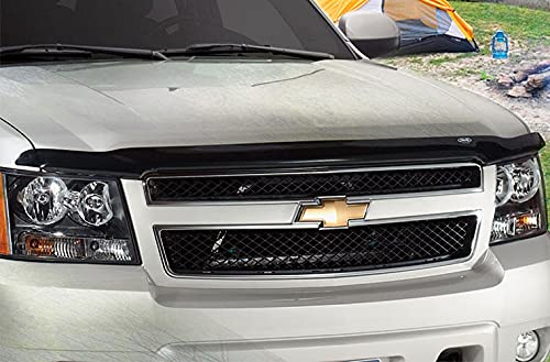 Auto Ventshade [AVS] Hoodflector/Bug Shield | 2015 - 2020 Ford F - 150 (Excludes Raptor)| Medium Profile - Smoke, 1 pc. | 21957