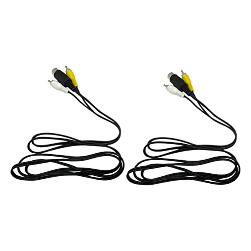 NGHTMRE Premium Quality 6FT RCA TV AV Audio Video Cord Cable for Sega Genesis & Sega Master System