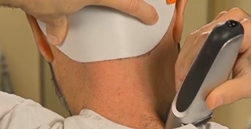 The Barber's Edge (The Barber's Edge): Cut Your own Neck Hair and Neck line with This Template.