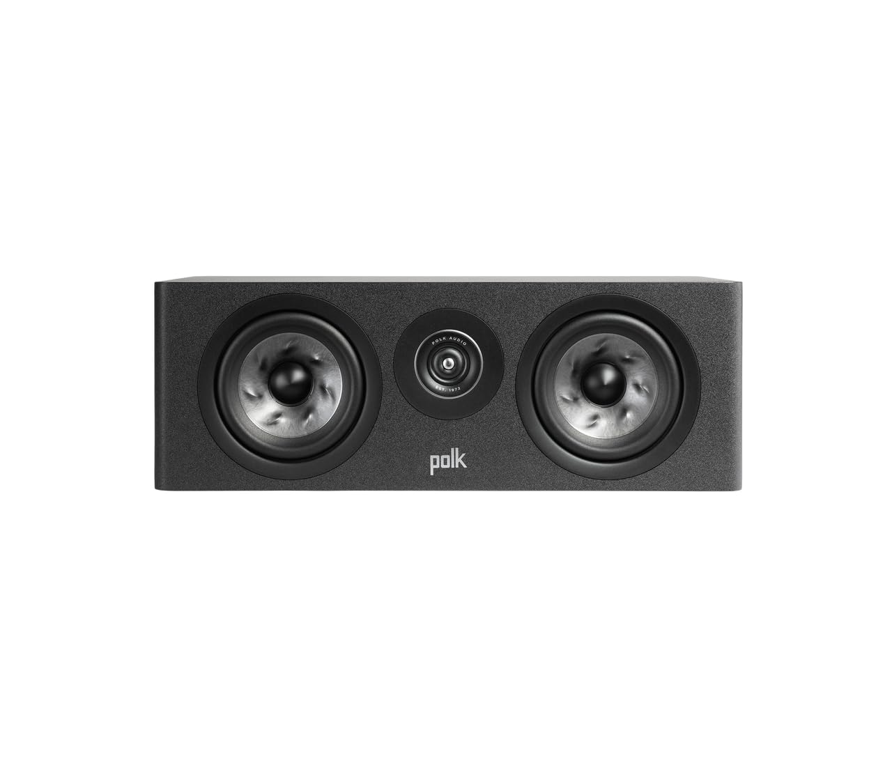 Polk Audio Reserve Series R300 Compact Center Channel Loudspeaker for Dynamic, Detailed Audio, 1" Pinnacle Ring Tweeter & Dual 5.25" Turbine Cone Woofers, Hi-Res Certified, Wall Mountable, Black