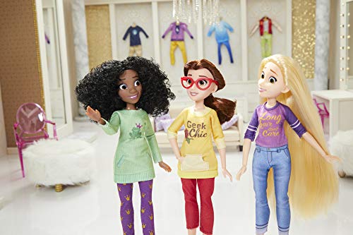 Disney Princess Comfy Squad Belle, Ralph Breaks The Internet Movie Doll with Comfy Clothes and Accessories