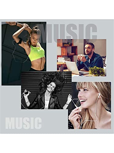 Case Logic Apple Earbuds/iPhone Headphones Wired with Lightning Connector(Built-in Microphone & Volume Control) iPhone Earphones Compatible 14/13/12/SE/11/XR/XS/X/8/7-All iOS White,XC60