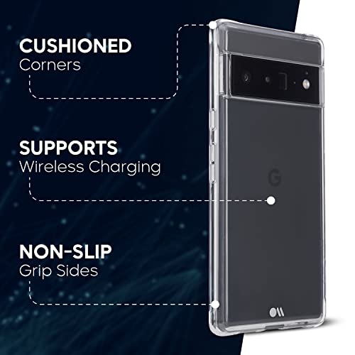 Case-Mate - Tough Series - Case for Google Pixel 6 Pro - Slim - 10 ft Drop Protection - Clear