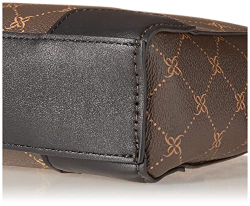 NINE WEST womens Brooklyn Jet Set CROSSBODY, Brown/Black, One Size US