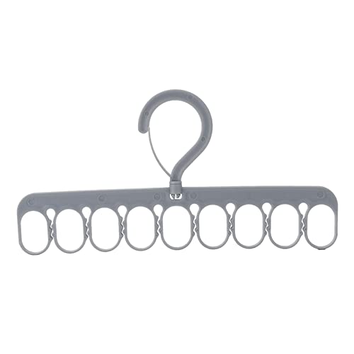 Colcolo Clothing Hanger Clothes Drying Rack Drying Hanger Closet Storage Organization for Pants, Gray