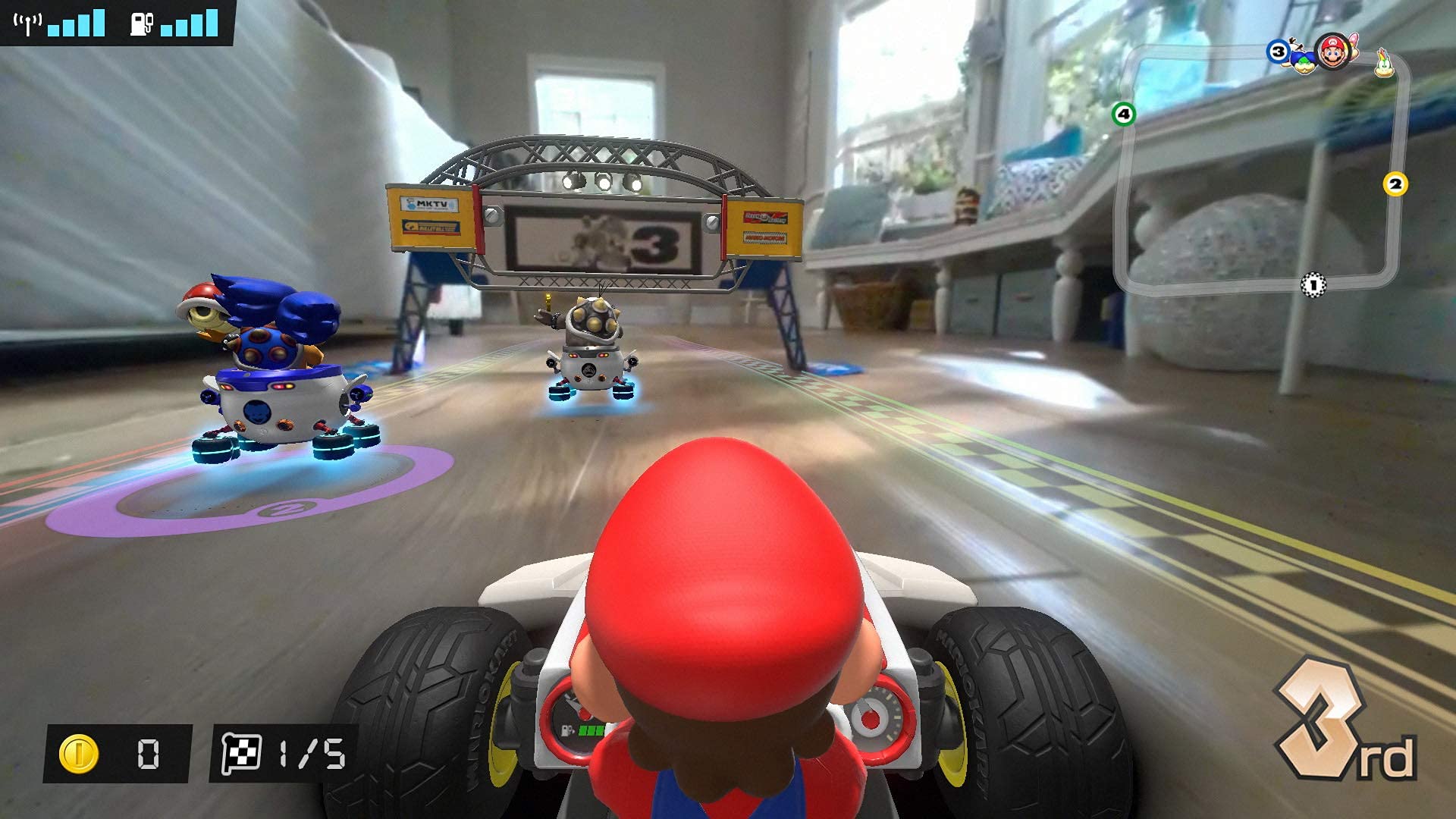 Nintendo Switch HACRRMBAA-cr Mario Kart Live: Home Circuit - Luigi Set Edition (Renewed)